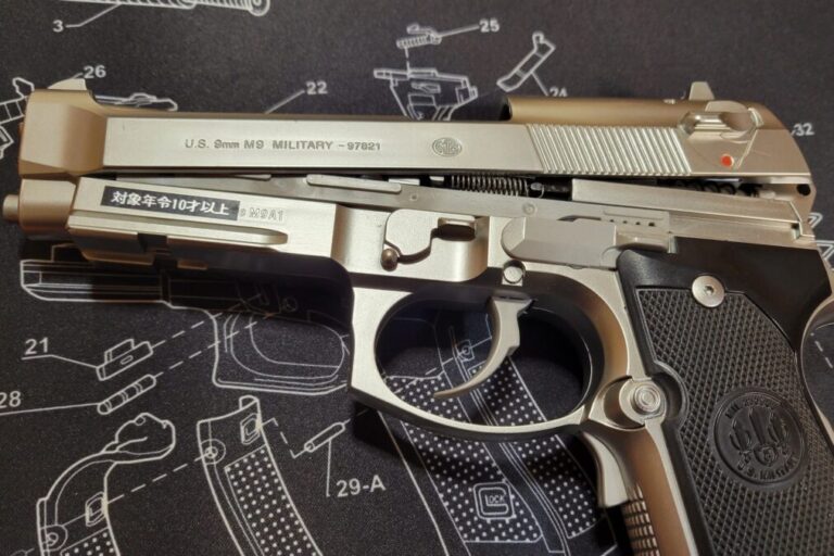 東京マルイ 電動ブローバック M9A1 シルバーモデル 分解 | 分解改造ちゃん